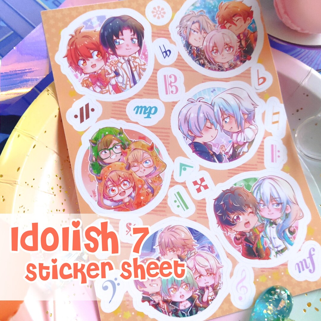 Sticker Sheet - Idolish7 - Chibi Units! - Etsy