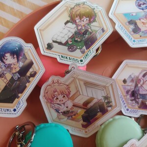 Charms - Idolish7 Idol Isometric Chibi Rooms - Etsy