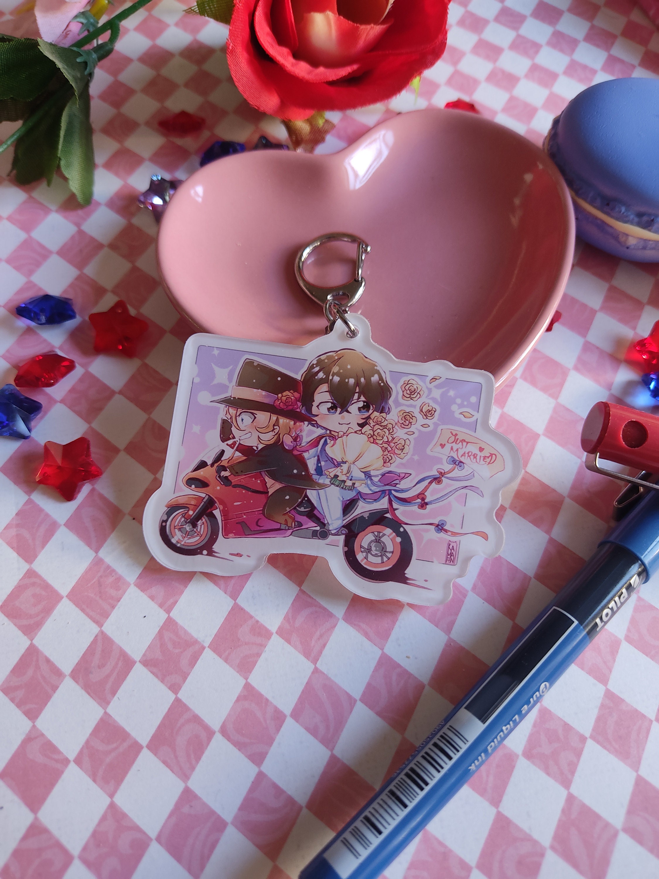 Charms -BSD - Just Married Soukoku - Etsy