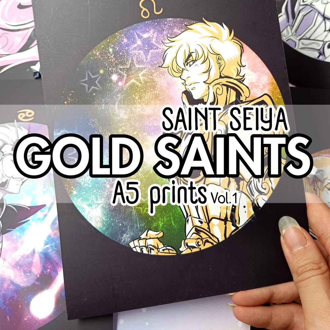 A5 Prints- Saint Seiya - Knights of the Zodiac -gold Saints Vol.1 - Etsy