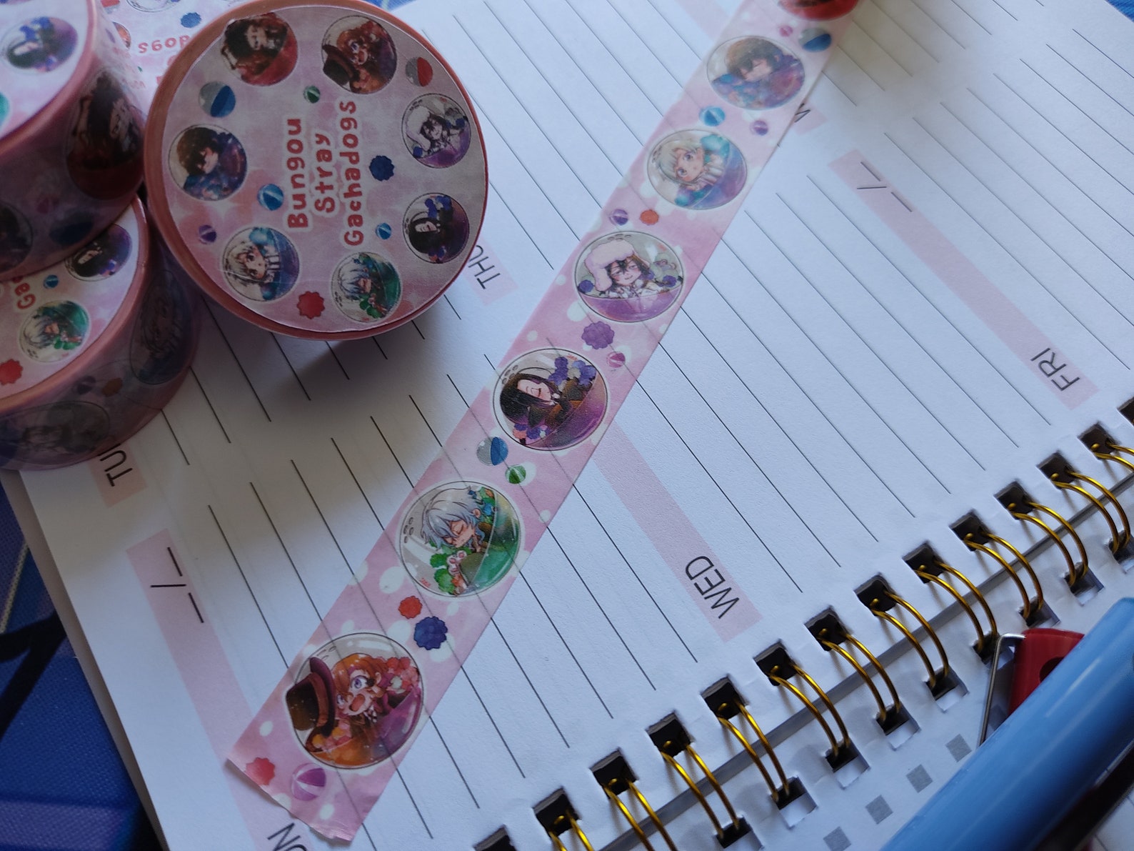 Washi Tape bungo Stray Dogs Gacha Balls - Etsy