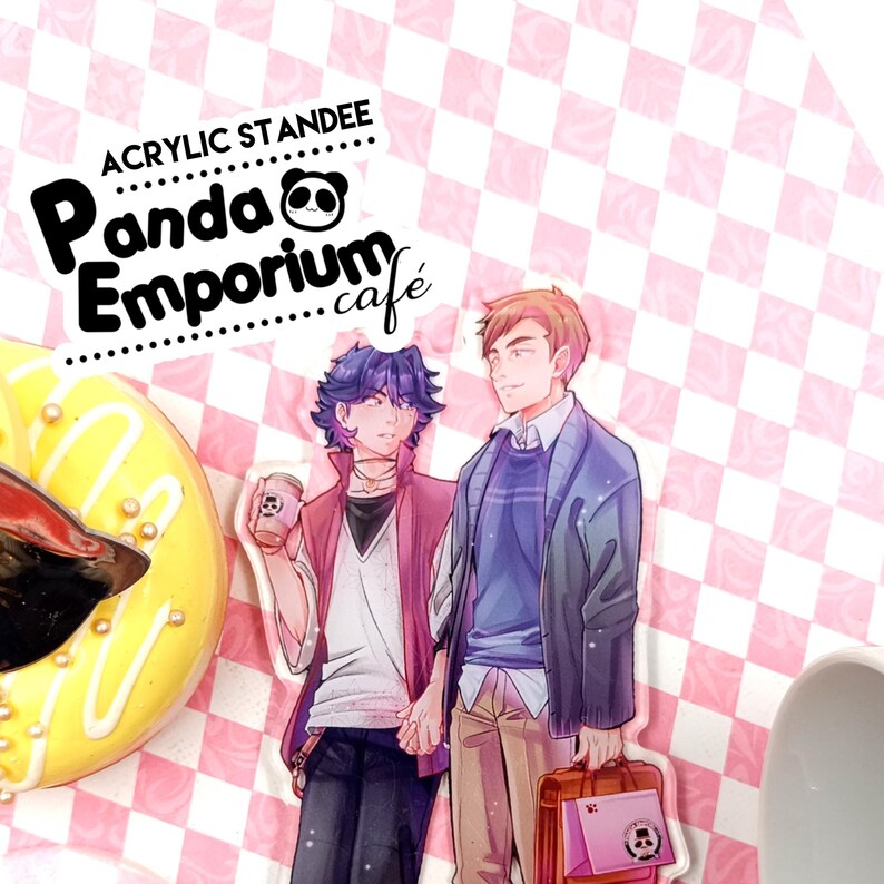 Acrylic Standee - Panda Emporium Café (original Characters) - Etsy