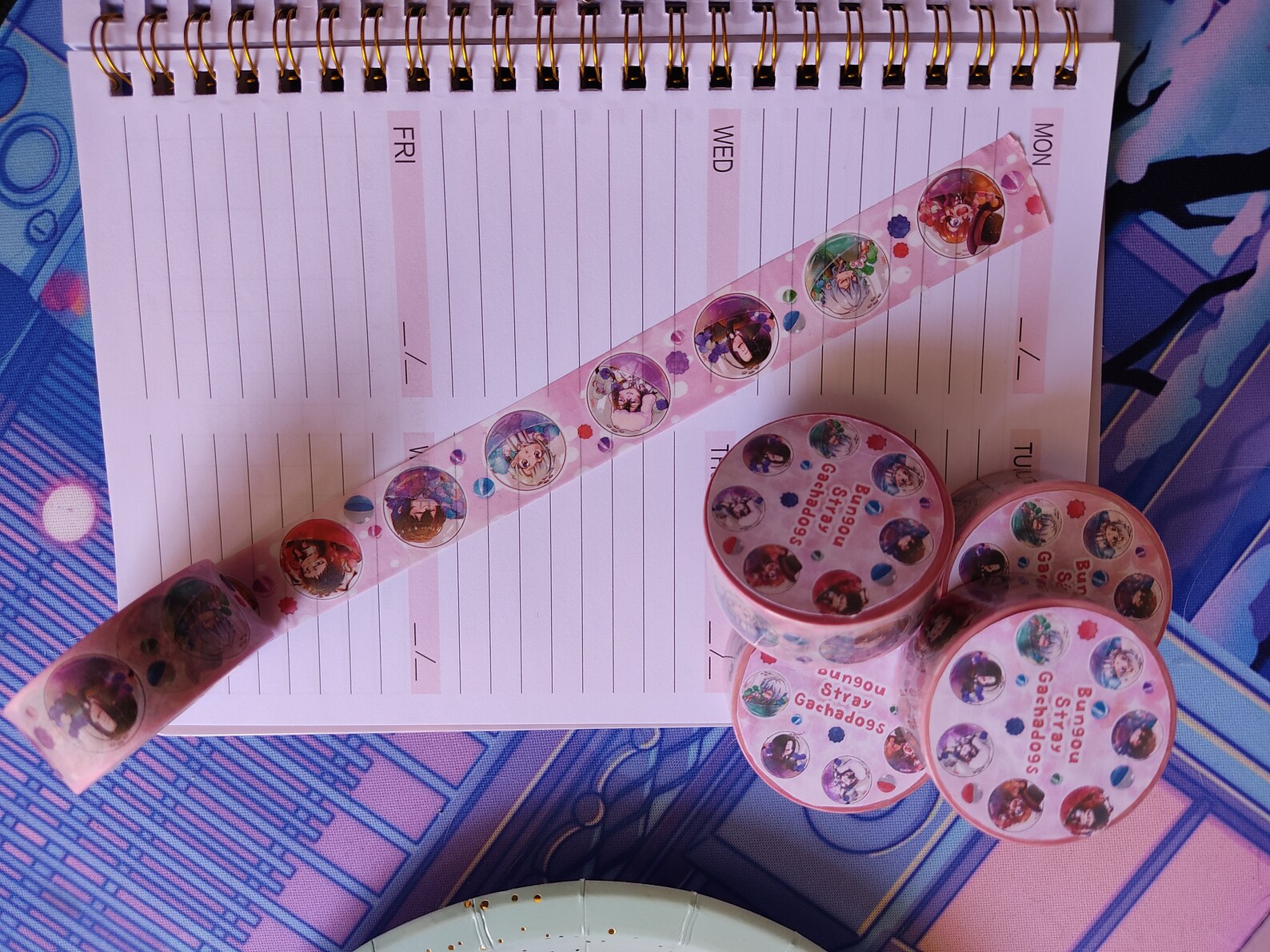 Washi Tape -bungo Stray Dogs - Gacha! Balls - Etsy