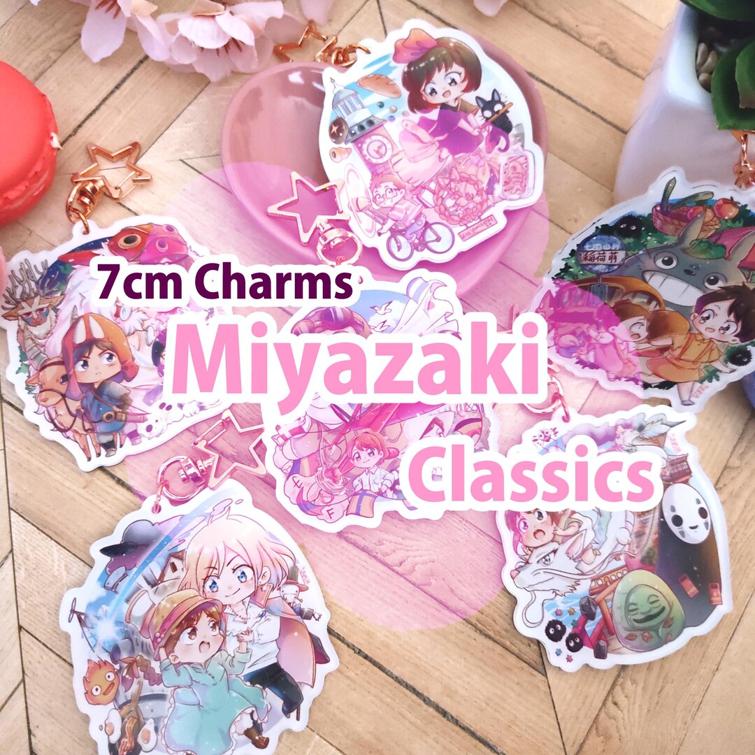 Charms - Miyazaki Anime Classics - Miyazaki Films Classic Chibi Charms ...