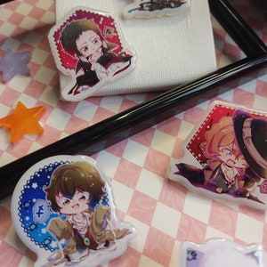 Acrylic Pins - Bungou Stray Dogs - Ultra Chibi - Etsy