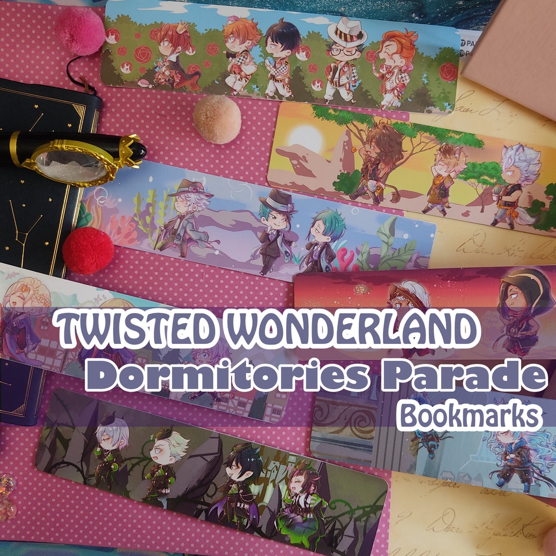 Bookmarks - Twisted Wonderland - Dormitories Parade - Etsy