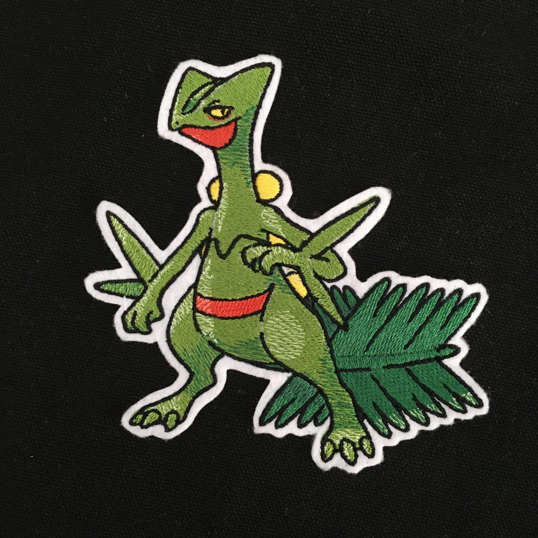 Patch Pokemon Sceptile - Gewaldro - Jungko - Etsy