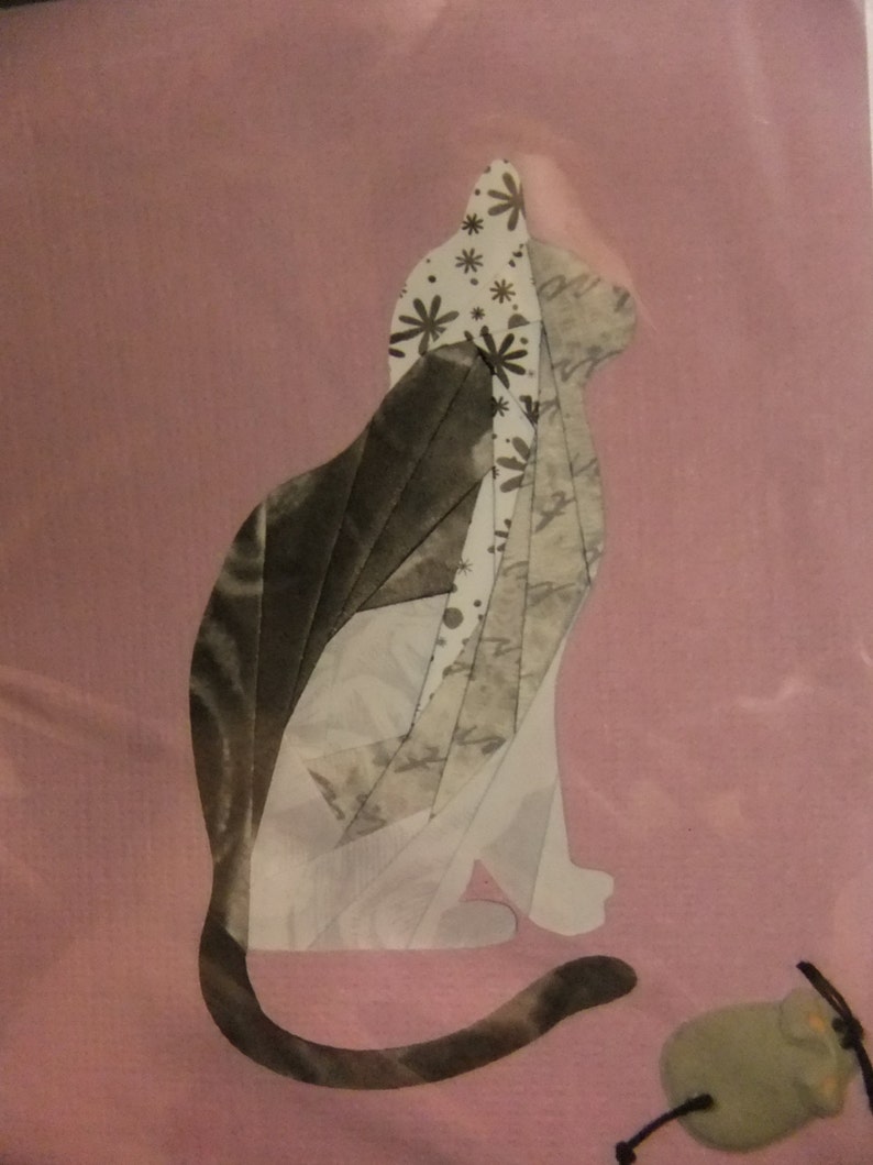 Iris Folding Kit - Sitting Cat - Instructions, Pattern, Cardfronts ...
