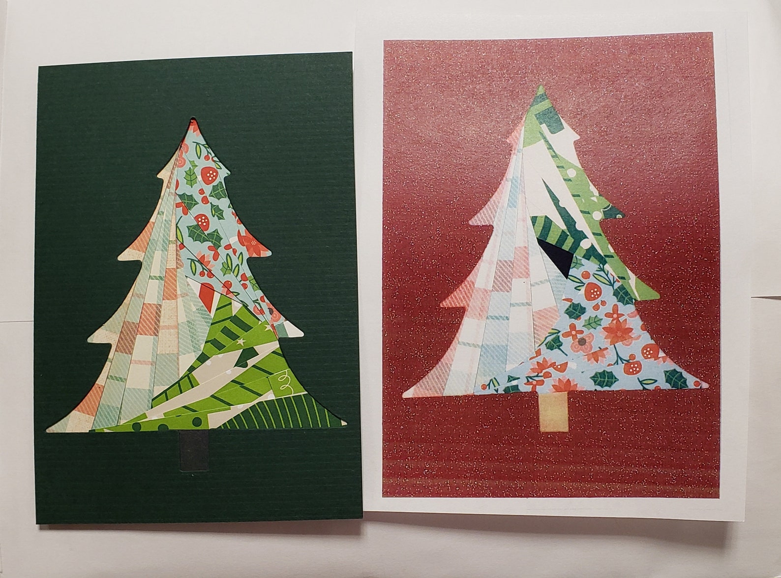 Iris Folding Christmas Tree Card Kit – Paper Craft Pattern - Etsy