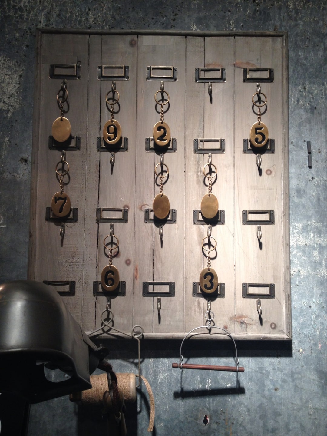 Reclaimed Wood 20 Hook Large Key Rack Holder Wall Hanging - Only 2 Left ...