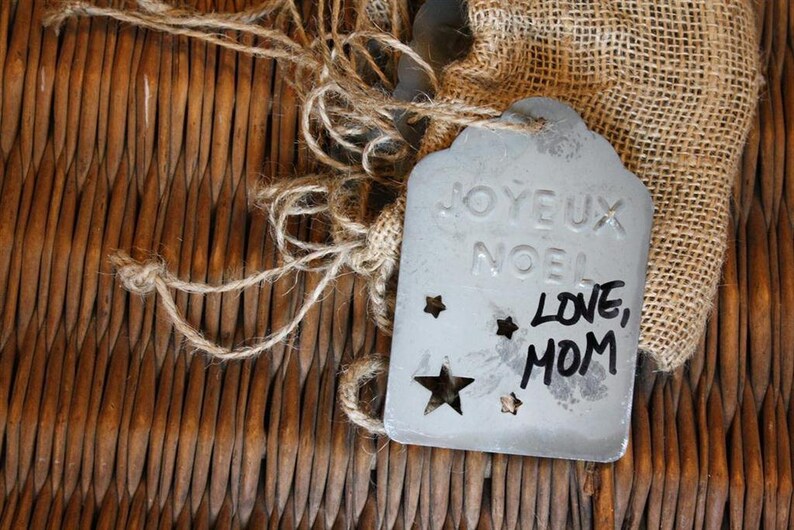 Tin Holiday Gift Tags S/12 | Etsy