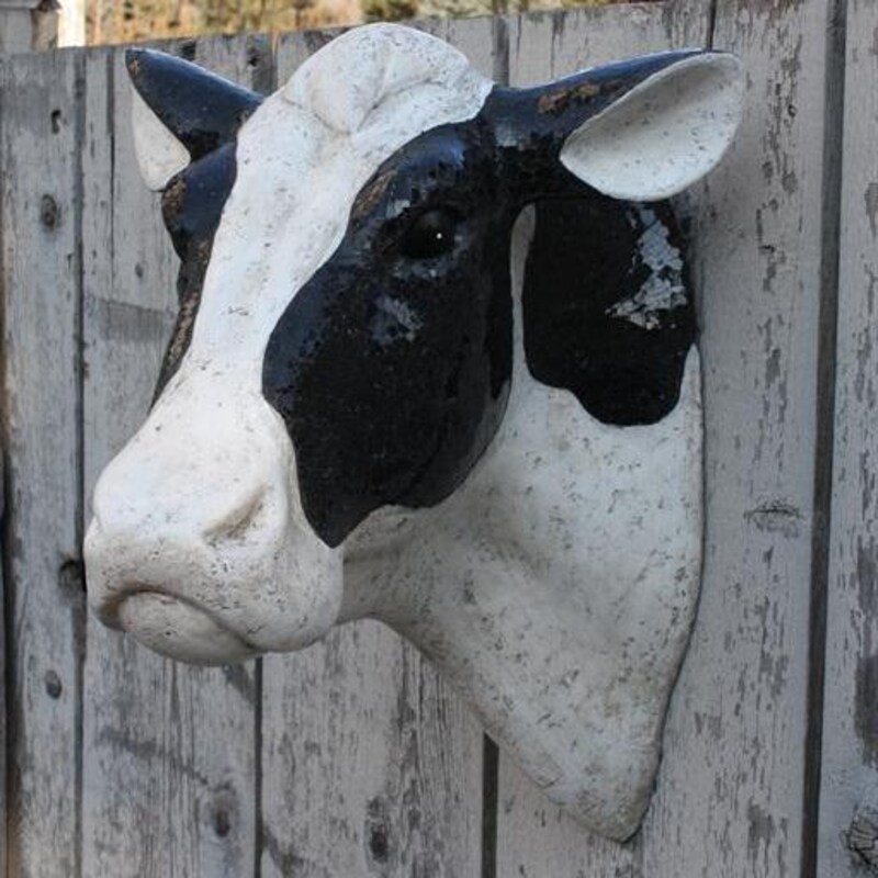 Cow Head Wall Mount - Etsy