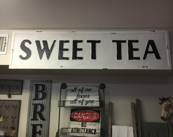 Metal Tea Sign - Etsy