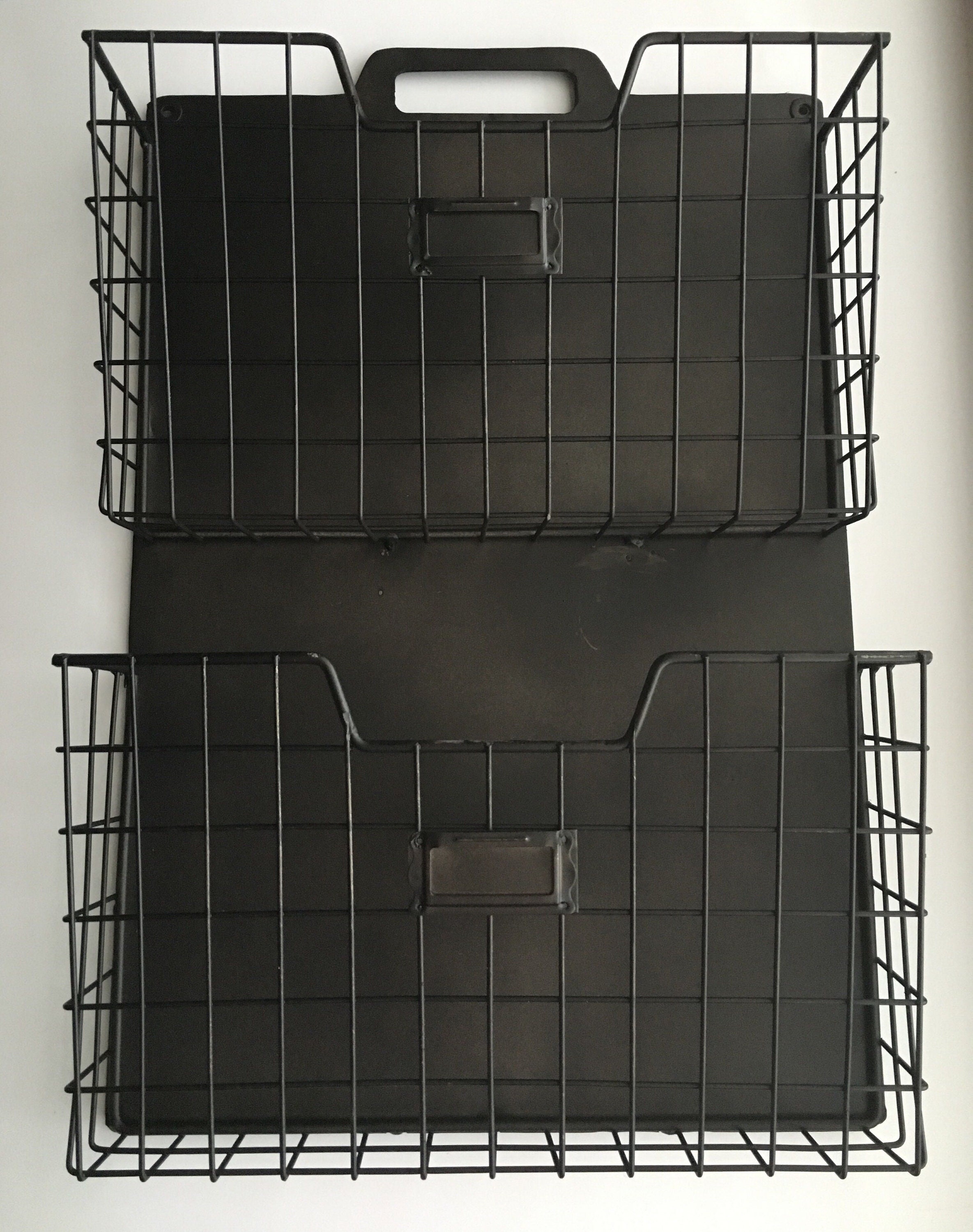 Metal Double Wall Pocket File Folder Files Organizer Dorm | Etsy