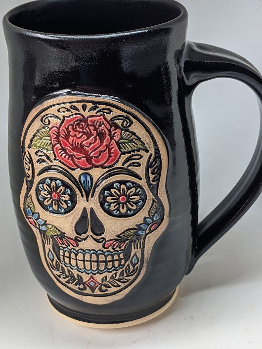 Skull Coffee Mugs - Etsy