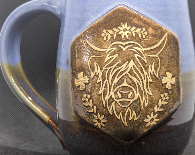 Handmade Pottery Coffee Mug With Himalayan Long Hair - Etsy