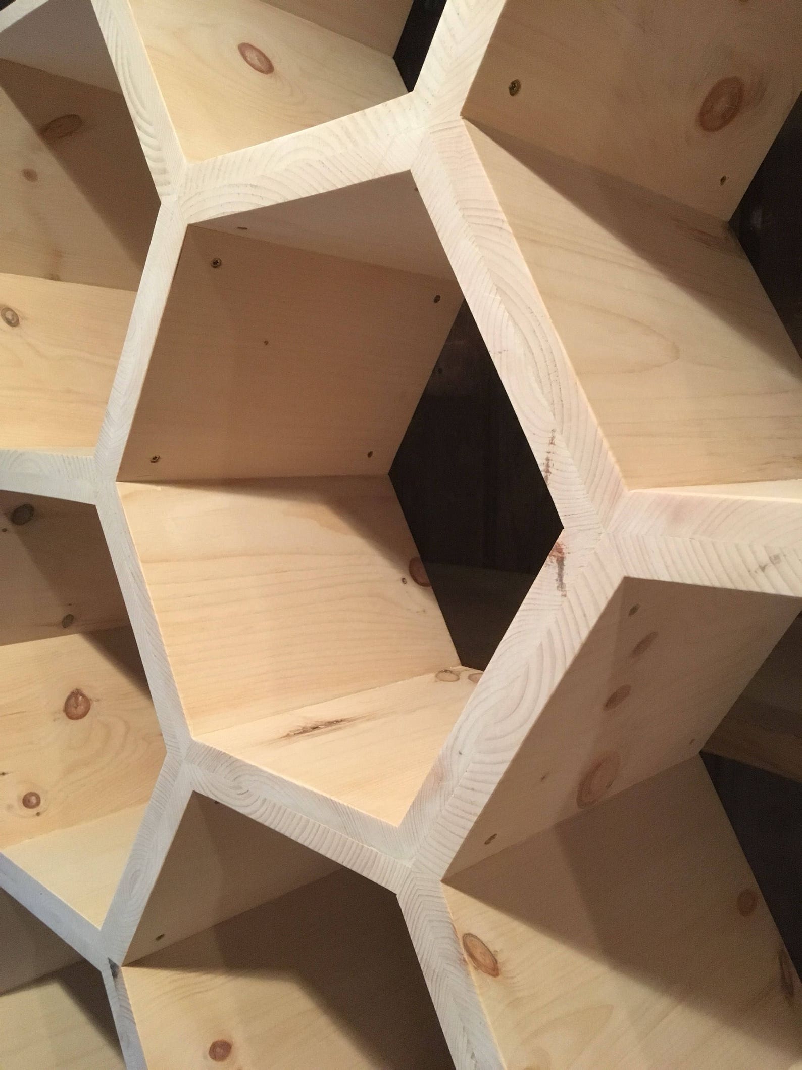 Hexagon Shelves /honeycomb Shelves /bookshelf /dresser /retail Display ...
