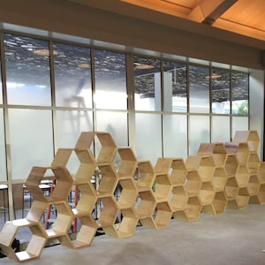 Hexagon Shelves, Honeycomb Shelves, Retail Display, Retail Fixture ...