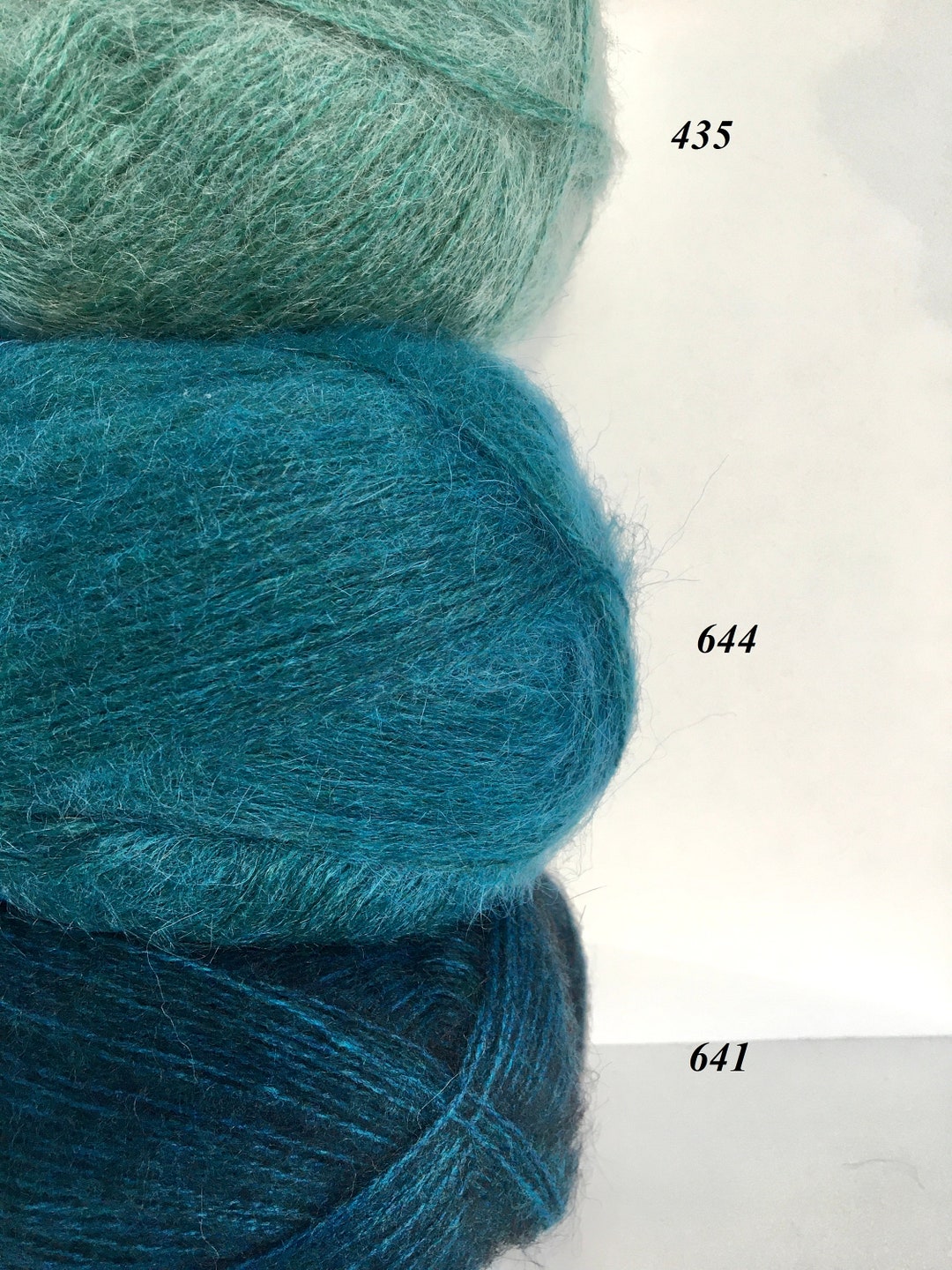 Lace Blend Mohair Yarn, Lace Wool Yarn, Fuzzy Yarn, Mohair Lace Yarn ...