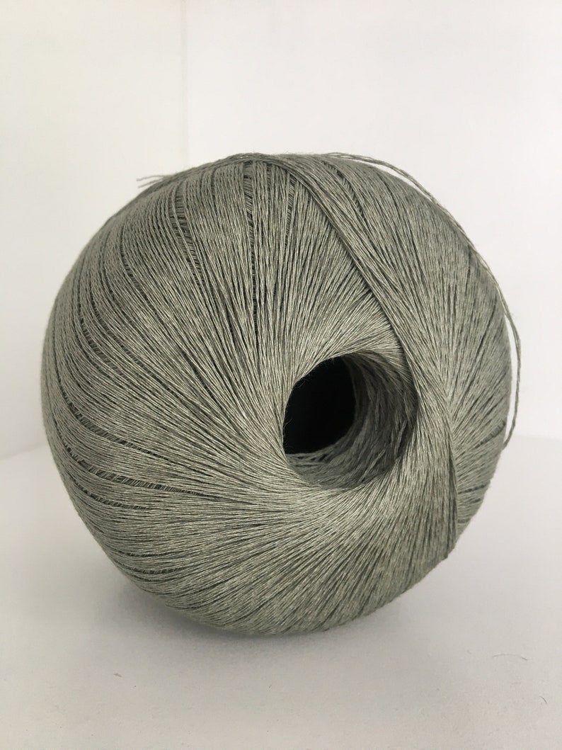 Pure 100% linen yarn 100 g ball/ Linen crocheting thread/ | Etsy