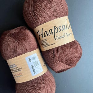 Haapsalu Lace Shawl Yarn: Cobweb Merino Wool, 1400m - Etsy Australia