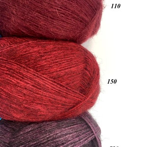 Lace Blend Mohair Yarn, Lace Wool Yarn, Fuzzy Yarn, Mohair Lace Yarn ...