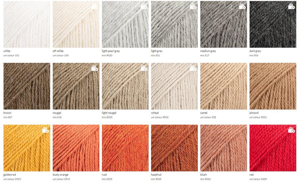 DROPS Alpaca Yarn: Soft Sport Weight, 100% Alpaca, 50g - Etsy