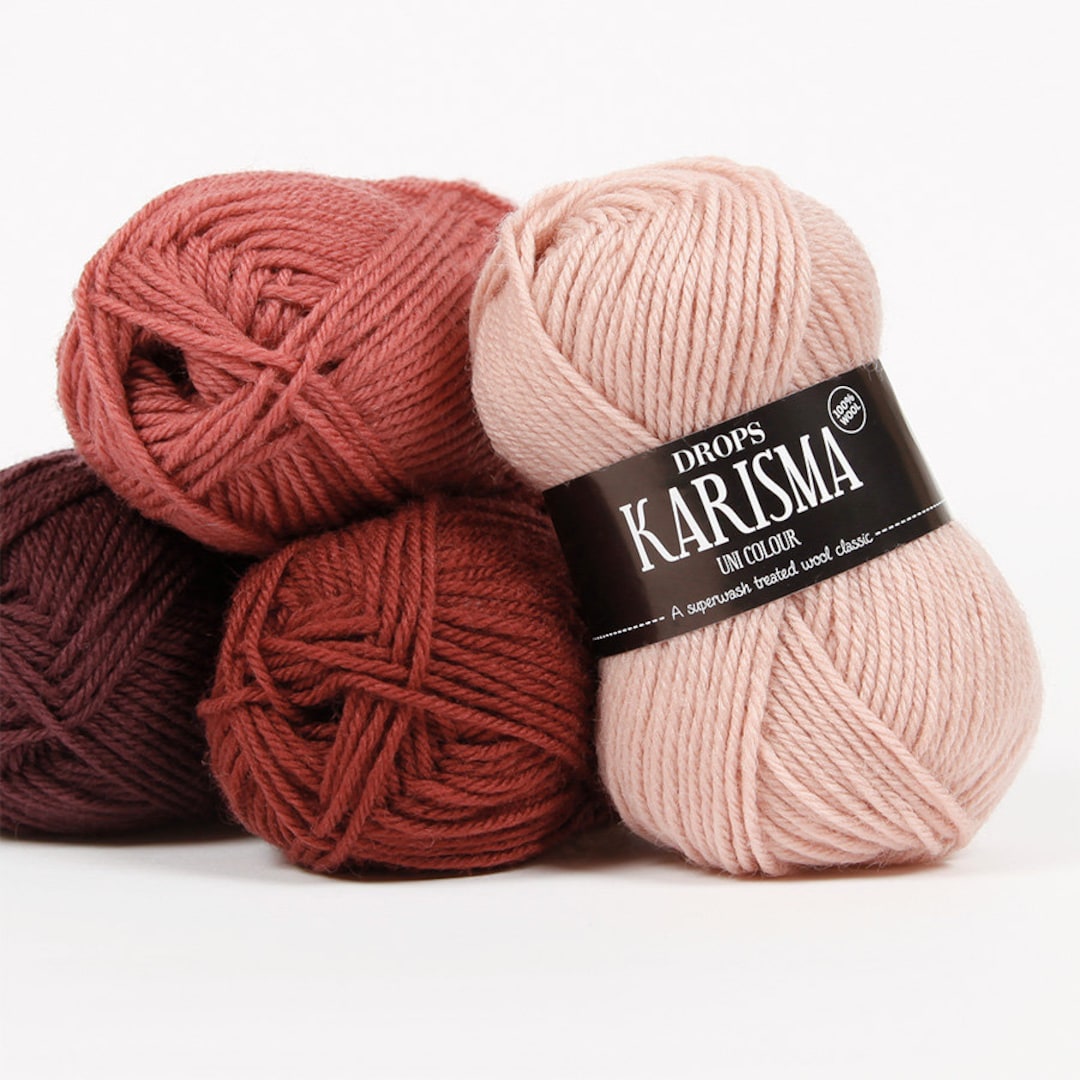 DROPS Karisma Yarn A Superwash Treated Knitting Yarn Wool Classic Yarn ...