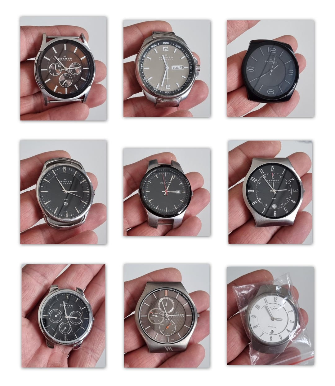 Set of 9 Danish SKAGEN Men's Quartz Watches ( WITHOUT Straps ) - Etsy