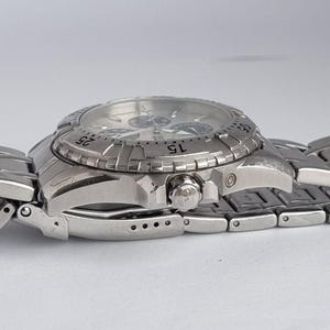 Vintage Spanish FESTINA 16059 Multi Function Silver Dial Men's Quartz ...