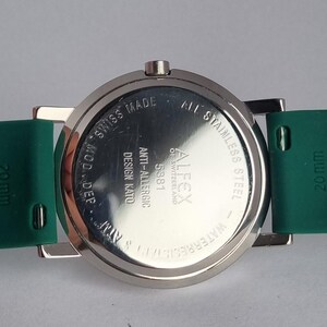 Vintage 1990 Swiss ALFEX Design Kato Silver Dial Men's Quartz Watch W Day - Etsy