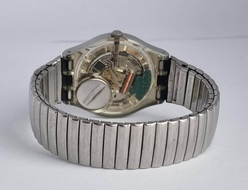 Vintage Swiss 1997 SWATCH Silver Access Women's Unisex Quartz Watch - Etsy