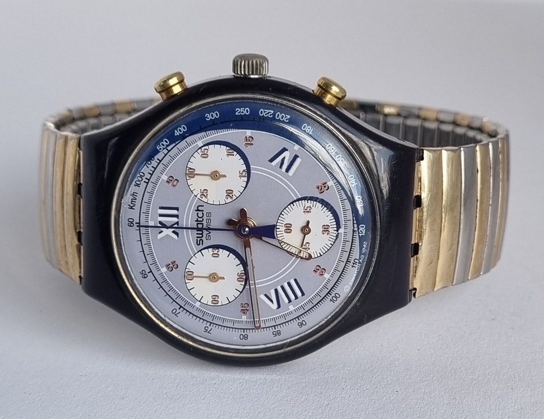 Genuine Vintage Swiss 1993 SWATCH Alabama SCN106 Men's Quartz ...
