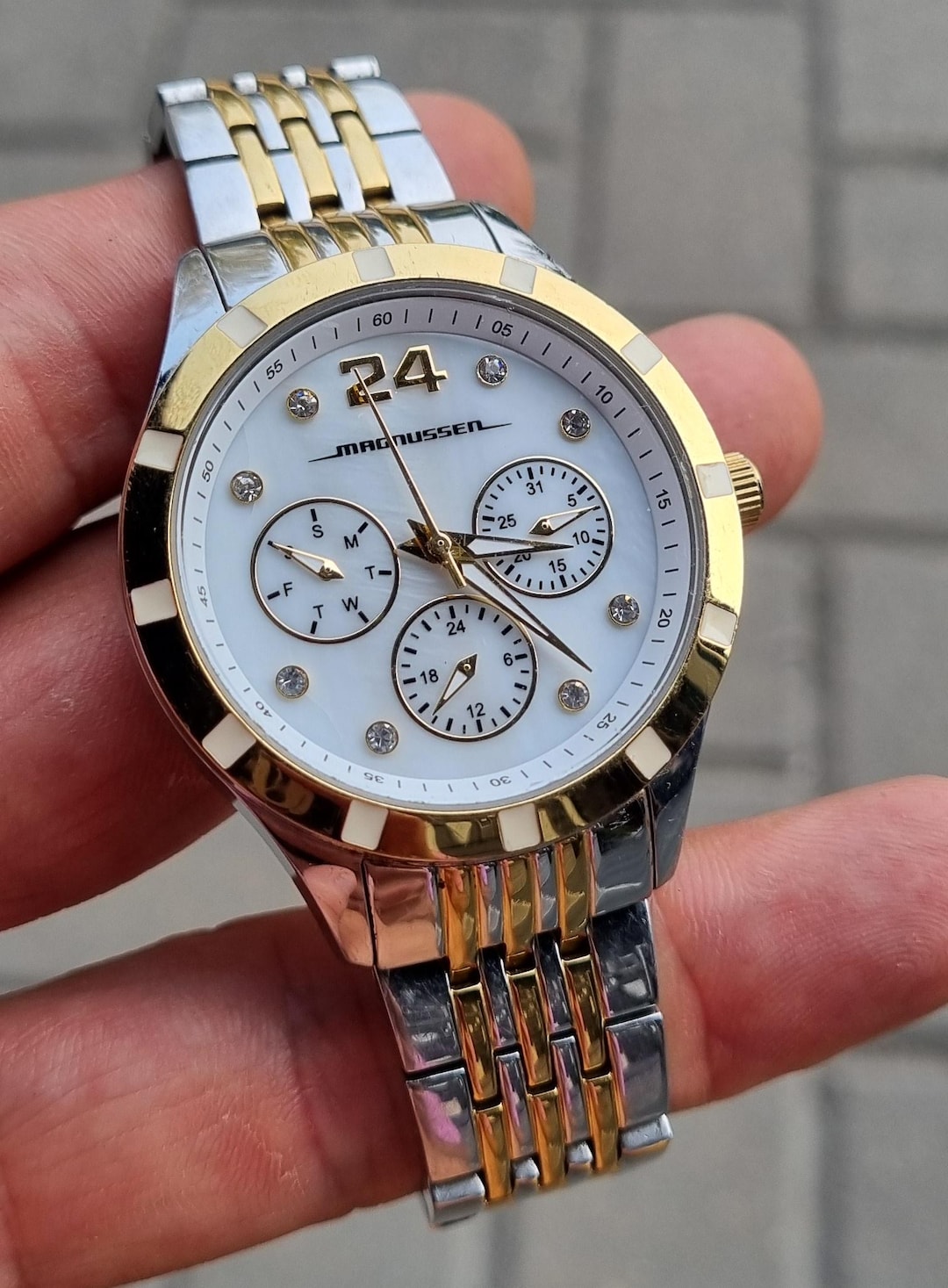 Genuine Danish JAN MAGNUSSEN Racing Limited Edition Mother of Pearl ...