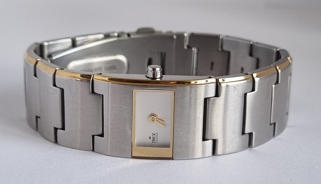 Beautiful Vintage Swiss Danish INEX Crown 30462 Gold Plated Minimalist ...