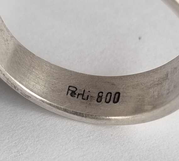 Rare German 1950 PERLI Schwäbisch Gmünd Silver 800 Mo… - Gem