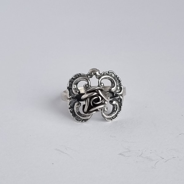 German Sterling Silver Ring - Etsy