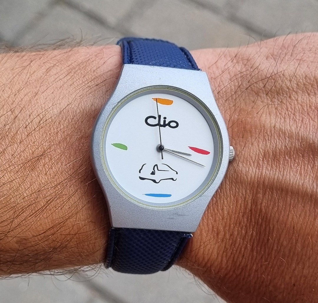 Vintage French 1993 Renault Clio Williams 1 Promotional Quartz Watch - Etsy