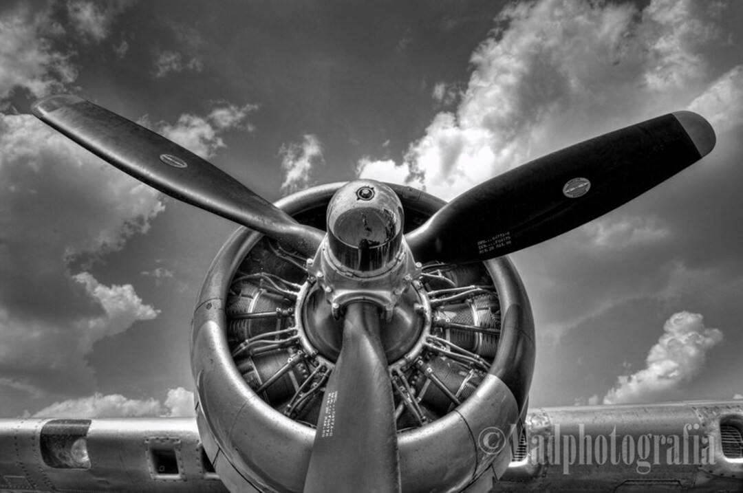 Aviation Decor, Aircraft Propeller, Airplane Art, Propeller Print ...