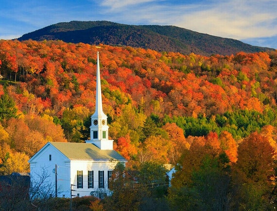 Beautiful Fall Country Scenery