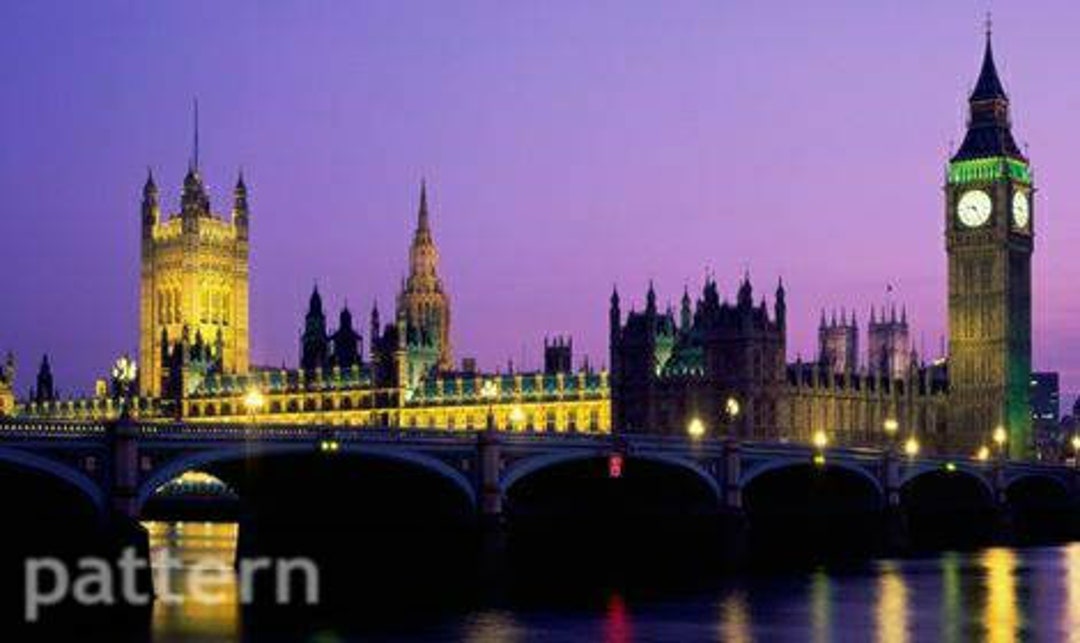 Big Ben Cross Stitch Pattern Cross Stitch Pattern Tower of - Etsy