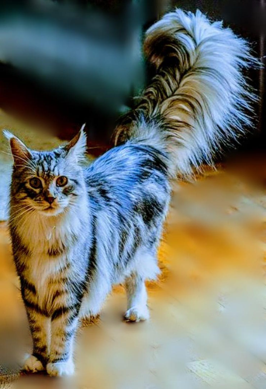 Silver Tabby Cat Pattern, Cross Stitch Pattern, Pattern Keeper, Counted ...