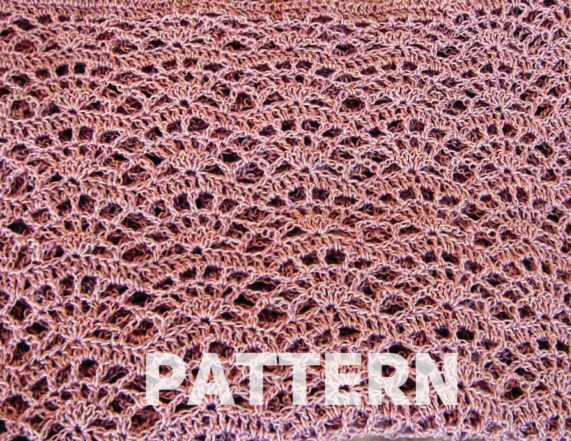 Crochet Lacy Shawl Pattern, Shawl Pattern, Lacy Shawl Pattern, Crochet ...