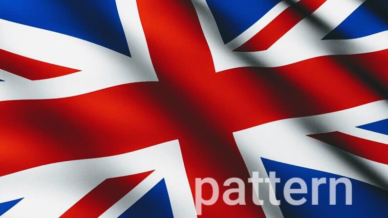British Flag Cross Stitch Pattern, Pattern Keeper, Cross Stitch Pattern ...