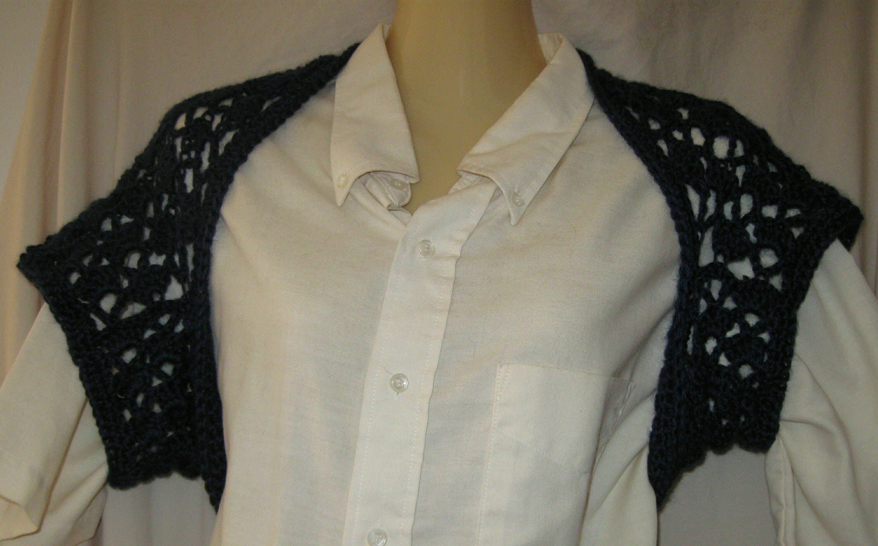 Lacy Shells Shrug Crochet Pattern, Crochet Pattern, Lacy Shrug Pattern ...