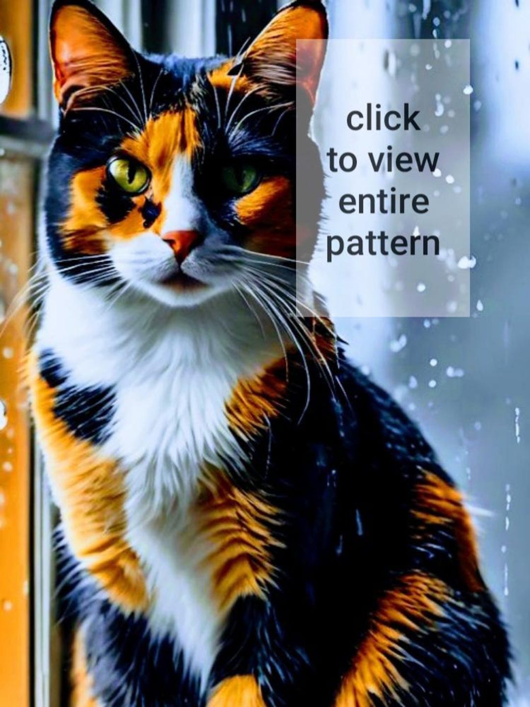 Calico Cat Cross Stitch, Cat Cross Stitch, Pattern Keeper, Counted ...