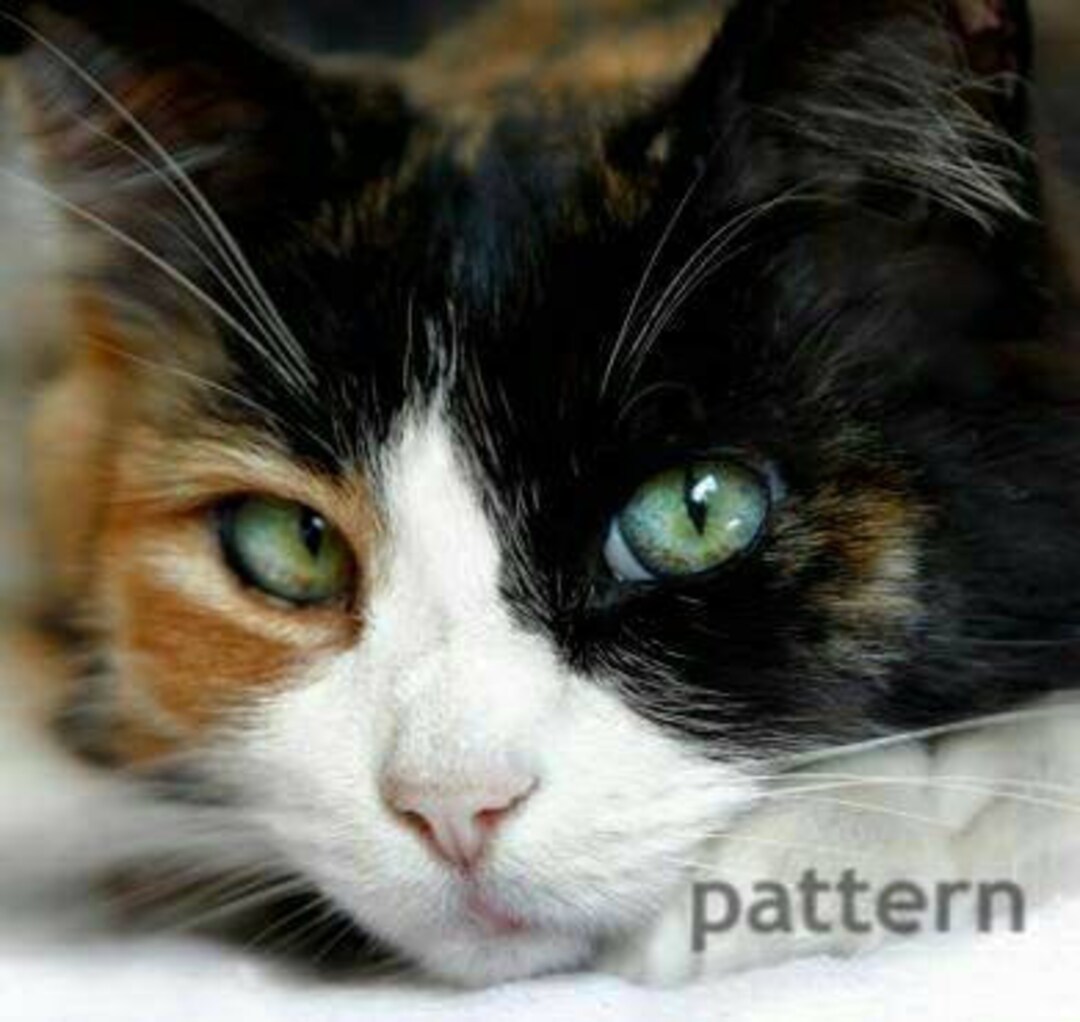 Calico Cat Cross Stitch Pattern, Cat Cross Stitch, Pattern Keeper ...
