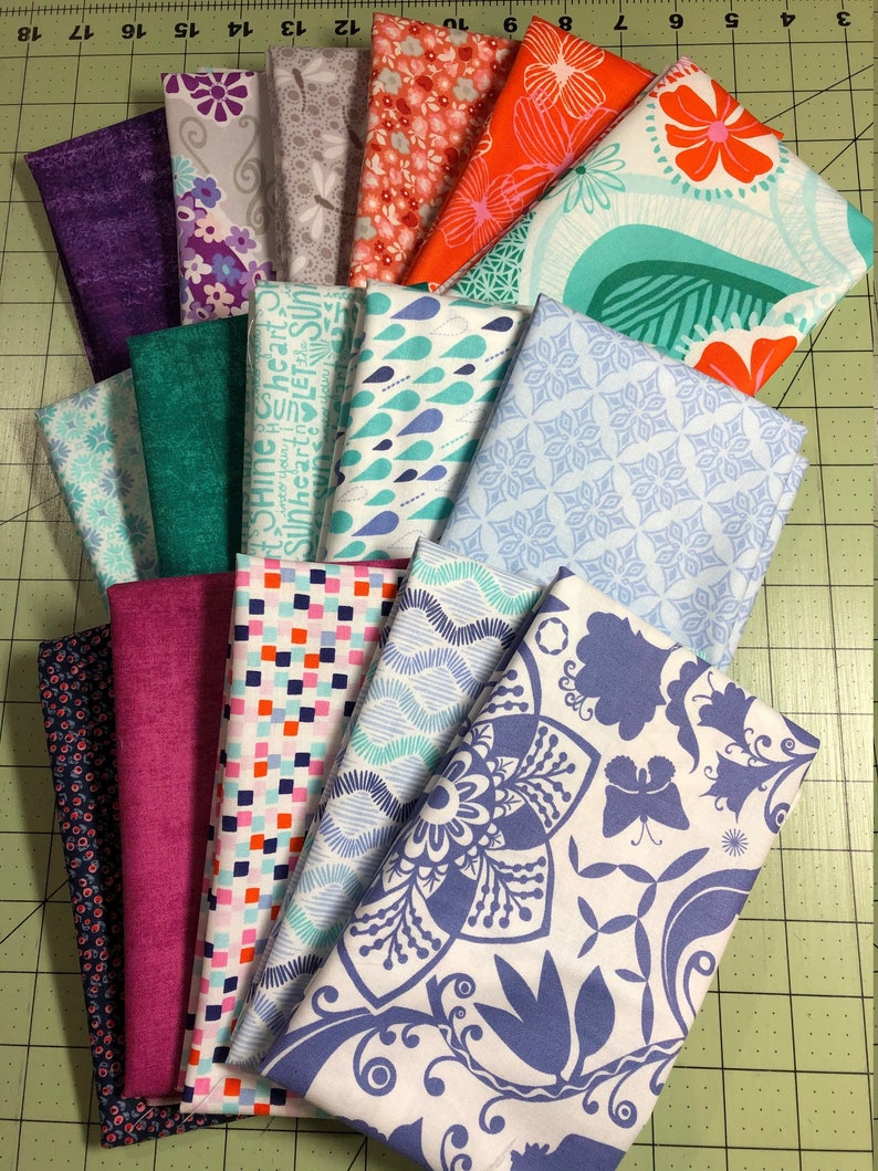 Daydream Quilt Kit, Kate Spain Pattern, Shop Chosen Fabrics for Quilt ...