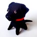 Cute Black Labrador Retriever Puppy-dog Stuffed Animal-plush - Etsy