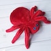 Red Stuffed Spider Toy Kids Plush Toy Tarantula Halloween - Etsy
